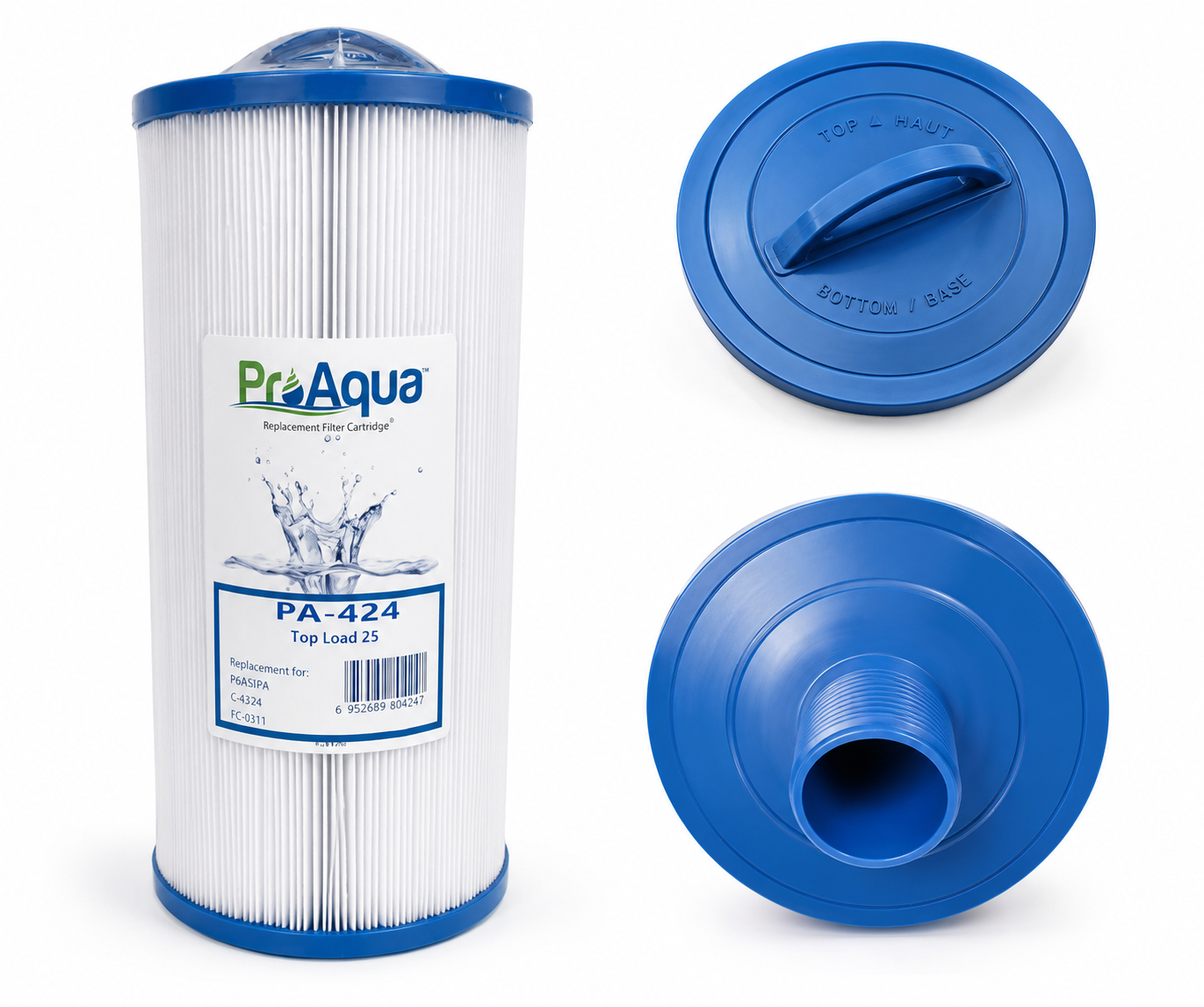 Cartouche filtrante ProAqua PA-424 – 4-5/8 po x 9-1/2 po – Piscine ...