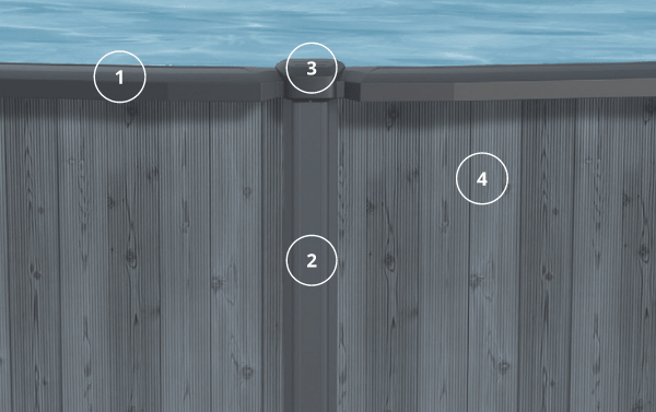 LIQUIDATION TOTALE – Piscine hors-terre Java LX Cape Cod - 24 pieds – – Piscine Hippocampe