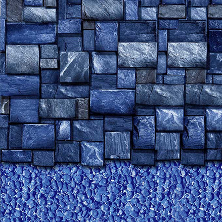 Blue Slate Streamstone Round and Oval for Above-Ground Pool – Piscine ...